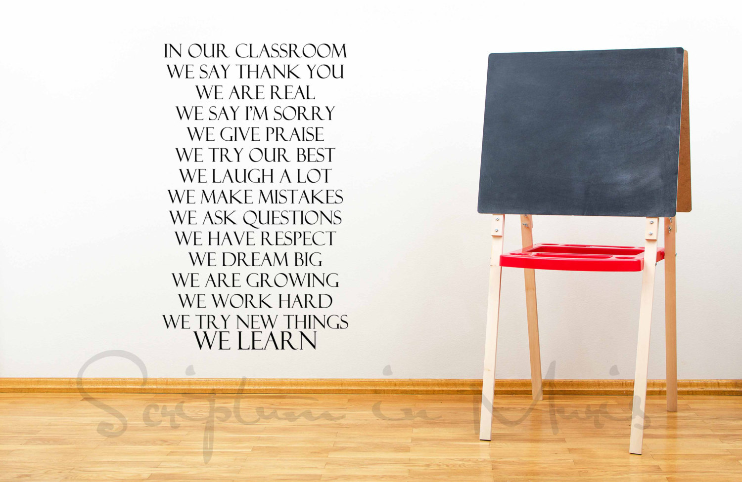 In Our Classroom School Wall Quote Vinyl Decal on Luulla